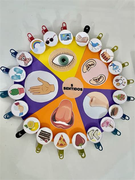 Maqueta 5 Sentidos Manualidades Educativas Manualidades Creativas