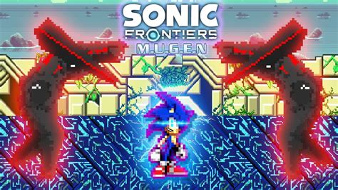 M U G E N Sonic Vs Soldiers Bônus Char Stage Sonic Frontiers Youtube