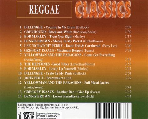 Reggae Classics Diverse Artiesten Cd Album Muziek
