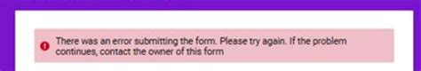 Error When Submitting A Smartsheet Form Smartsheet Community