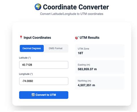 Lat Long To Utm Converter Fast And Accurate Online Tool