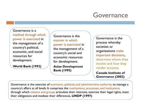 Good Governance Origin Concepts And Components Pdf