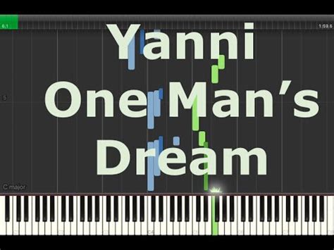Yanni One Man S Dream Piano Tutorial Easy Youtube