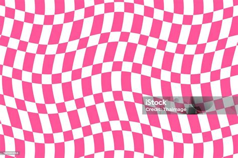 ピンクと白の市松模様の旗テクスチャ背景ベクター画像 ます目のベクターアート素材や画像を多数ご用意 ます目 イラストレーション