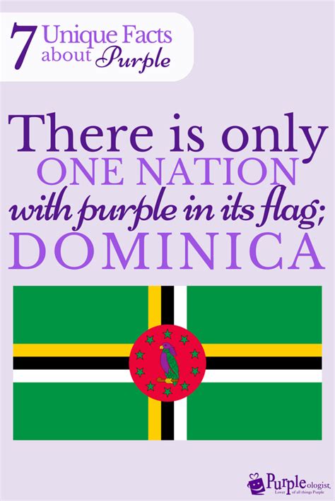 Dominica Flag Purple
