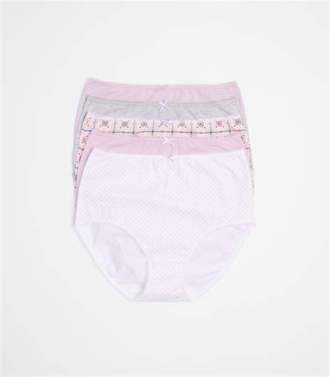 5 Pack Cottonelastane Full Briefs Target Australia