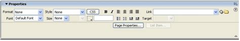 Figure33 The Coding Toolbar Property Inspector Toolbar The Property Download Scientific