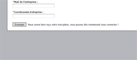 Résolu Message Lors Dune Inscription Confirmation Dinscription En