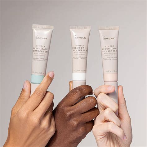 Color Correction Sunscreens Simply Sheer Daily Sunscreen