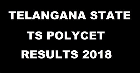 Ts Polycet Results 2018 Manabadi Polycetts