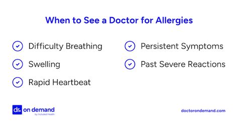 When To Go To A Doctor For Allergies What Type Of Doctor To See