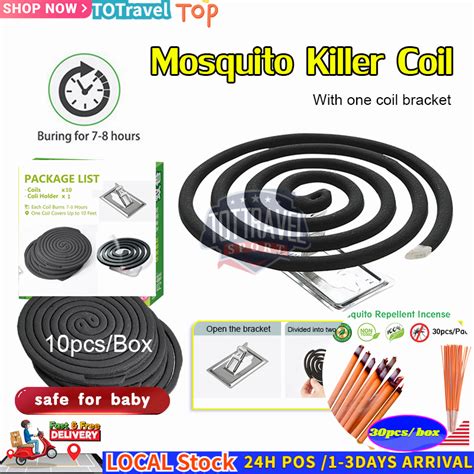 Mosquito Killer Coil 30pcs Anti Mosquitoflycockroach Natural Ubat Nyamuk Mosquito Killer
