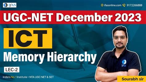 Memory Hierarchy In Ict Ugc Net Paper1 Ugc Net December 2023 Ifas