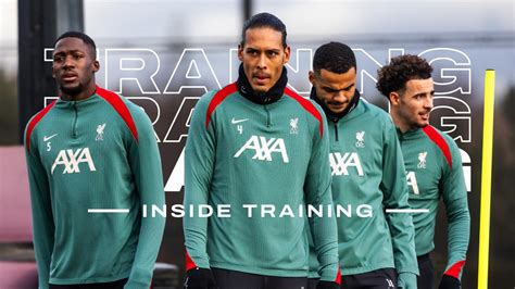 Inside Training Gym Laughs Goals And Much More As Liverpool Prepare