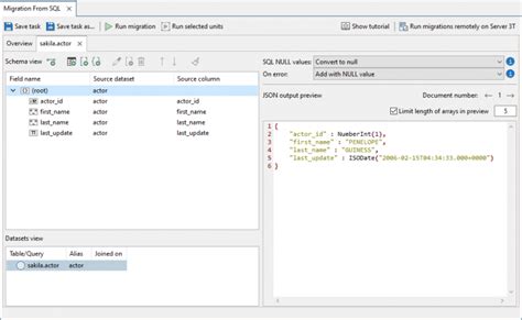 SQL To MongoDB Migration Import SQL To MongoDB Studio 3T