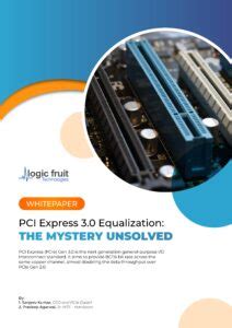 Pci Express Equalization The Mystery Unsolved