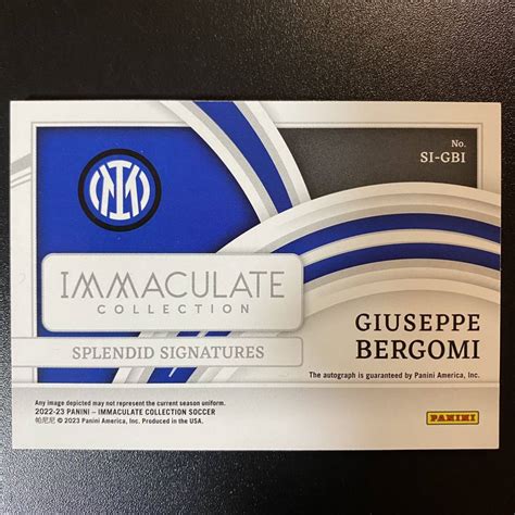 Yahooオークション 2022 23 Panini Immaculate Soccer Giuseppe Ber