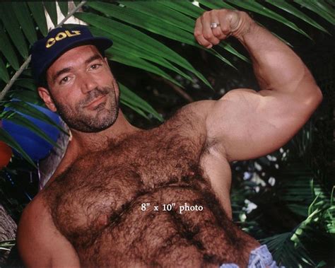Carl Hardwick Colt Model Shirtless Hairy Chest Exclusive Beefcake Photo
