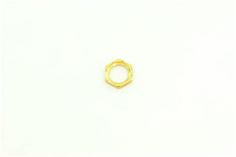 M13 X 58af X 33mm Hexagon Thick Brass Locknut Brass Lampholders