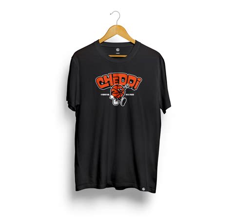 Camiseta Cheddi Baska Preta Cheddi