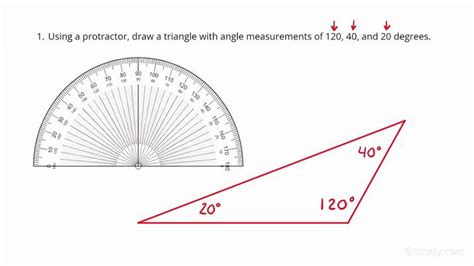 How To Draw A Triangle With 2 Given Angles Worksheet Angleworksheets Com