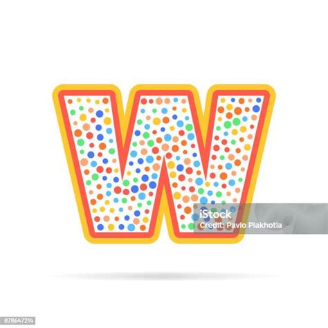 帶圓圈的字母 W 抽象圖示圖示白色背景下的創造性符號設計向量圖向量圖形及更多互聯網圖片 互聯網 剪裁圖 圓形 Istock