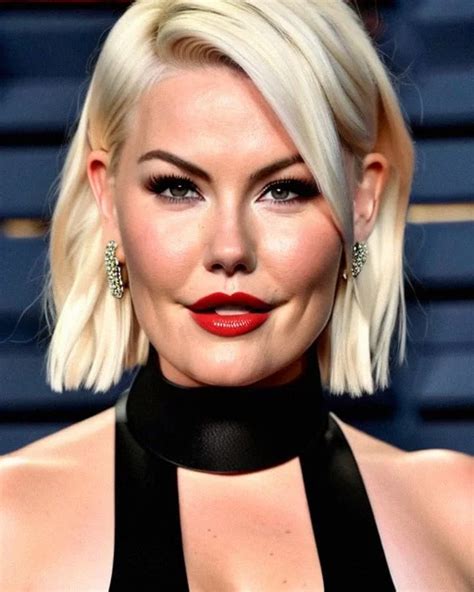 Free Ai Art Generator Elisha Cuthbert Wearing A Vynil Harness And A