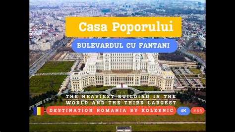 The 3rd Largest Building In The World Palace Of Parliament Bucharest