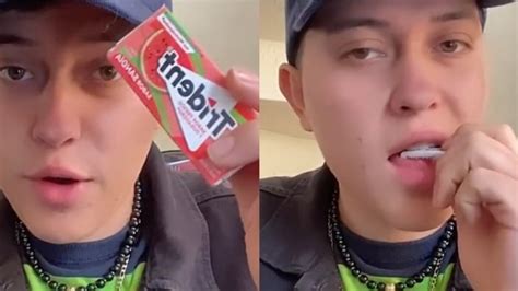 Se Come El Papel De Los Chicles Trident Para Probar Que Tiktok No Mentía