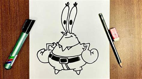 How To Draw Spongebob Squarepants Mr Krabs Easy Drawing Youtube