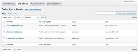 Woocommerce Custom Order Status Automatic Status Manager