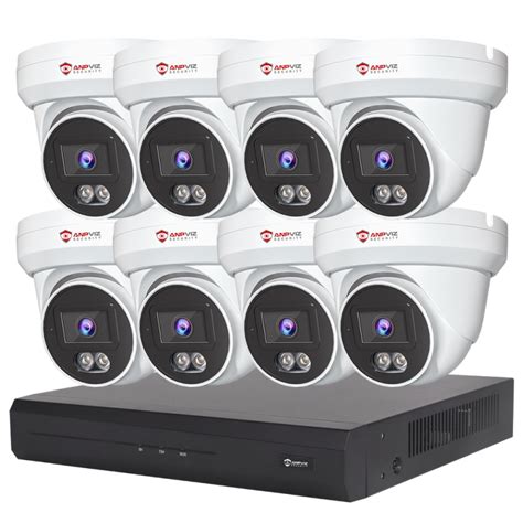 Anpviz Nvr 16ch Nvr 8mp Poe Ip Camera System Outdoor Cctv Video Security Surveillance Kit Ip66