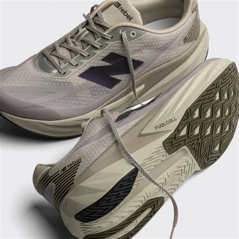 New Balance Mens Fuelcell Rebel V5 Shipyardarid Stonesilver