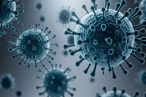 细菌ai数字艺术 细菌3d渲染深蓝色灰色金属质感病毒细胞立体分布插画 Ai平面元素免费下载 Png格式 4096像素 编号71818673 千图网