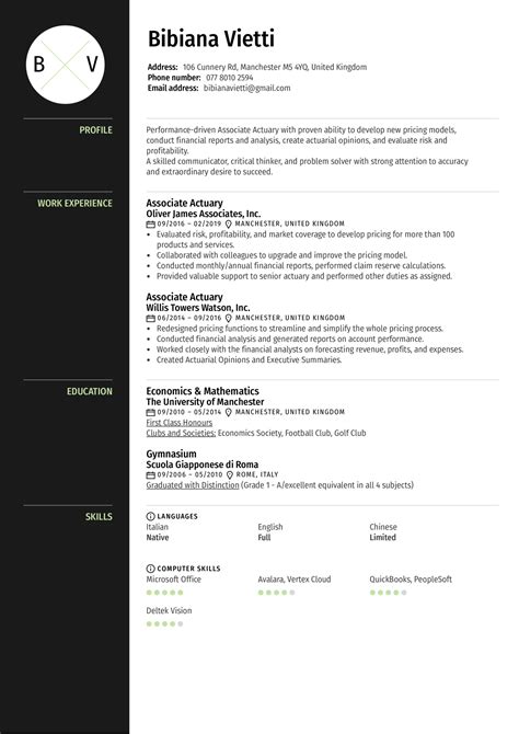 Actuary Resume Template Printable Word Searches