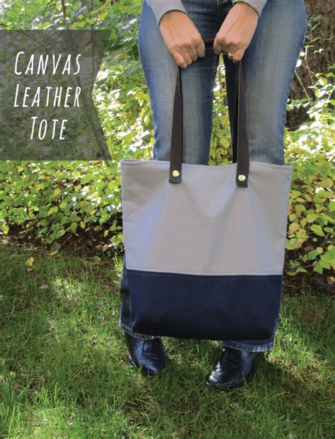 DIY Canvas Tote Tutorial DIY Tutorial Ideas DIY Canvas Tote Tutorial DIY Tutorial Ideas