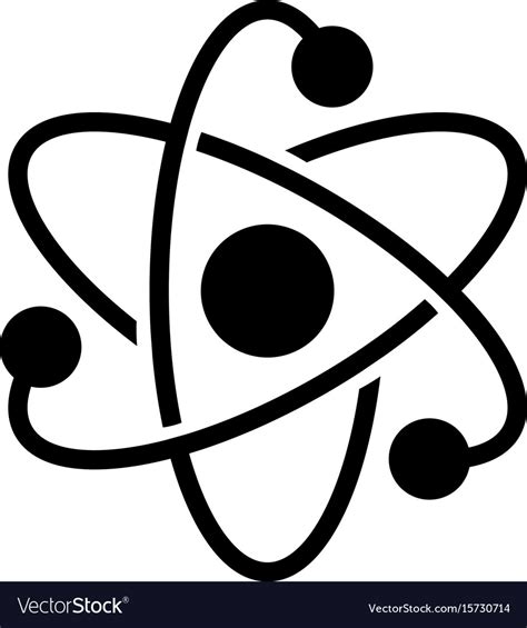 Dynamic Atom Molecule Science Symbol Icon Vector Image