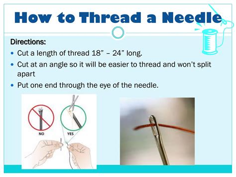 Hand Sewing Stitches Ppt With Videos Pdf