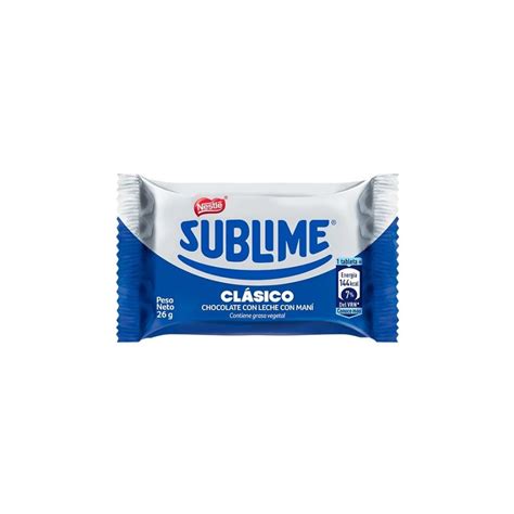 Chocolate Sublime NestlÉ Empaque 26gr Vega Vegaperu