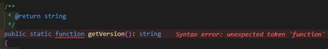 unexpected token unknown class errors with newest update · issue 247