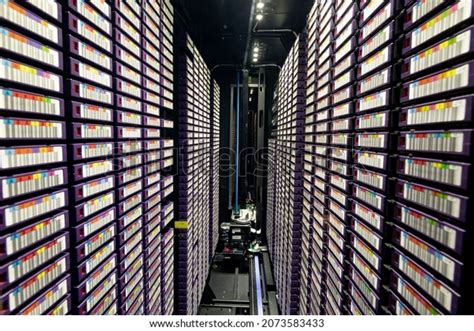 Data Center Multiple Rows Fully Operational Stock Photo 2073583433 Shutterstock