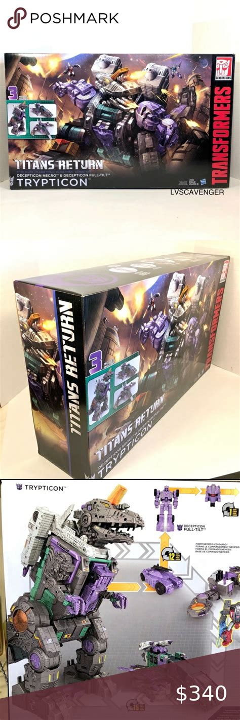 Transformers Generations Titans Return Trypticon Transformers
