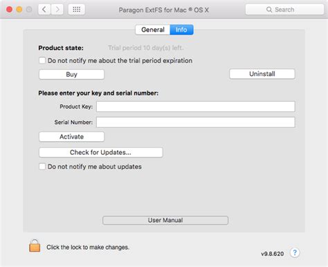 Mac 使用 Paragon Extfs 讀取 Linux 的 Ext3 磁碟 Eph 的程式日記