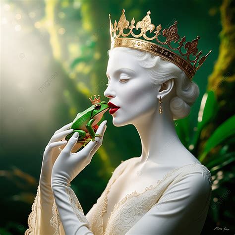 Queen Kissing Frog Background Images Hd Pictures And Wallpaper For