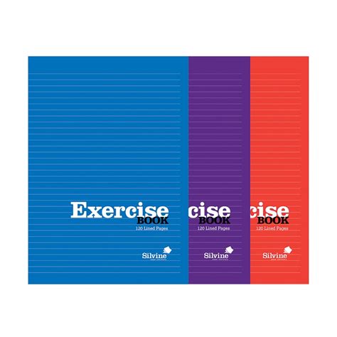 Silvine Exercise Book A5 Stationery Notebooks Bandm