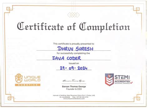 Dhruv Suresh On Linkedin Java Programming Certification