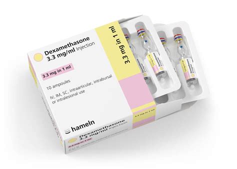 Dexamethasone 33 Mgml Solution For Injection Pack Of 10