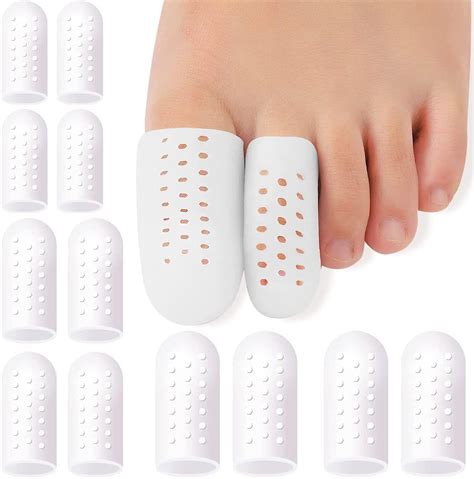 24 Pcs Gel Toe Protector Caps Toe Protectors Toe Sleeve Toe Covers Toe Guard For Protection Of