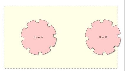 Positioning Giving A Gear In Tikz Absolute Position TeX LaTeX Stack Exchange