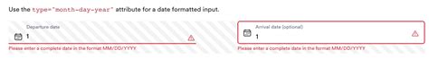 Input Date Validation · Issue 164 · Alaskaairlinesauro Input · Github